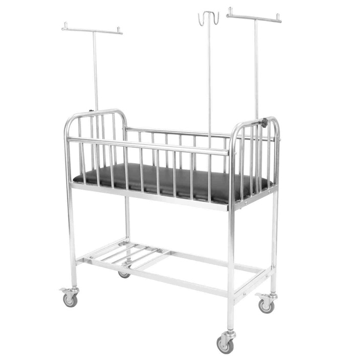Supply Hospital Stainless Steel Newborn Baby Crib Wholesale Factory ...