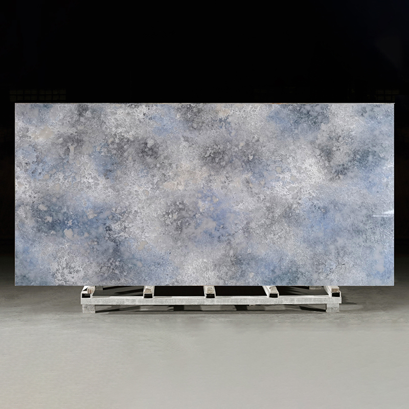 Supply new technology translucent quartz stone with nature texture ...