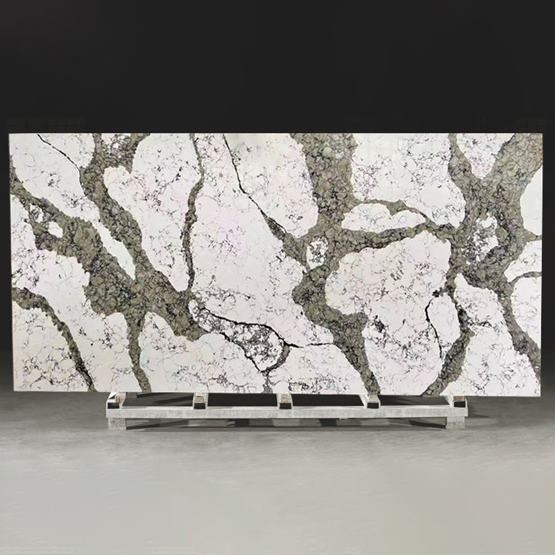 Supply New Brazil Marble Looking Calacatta Quartz Slab Wholesale ...