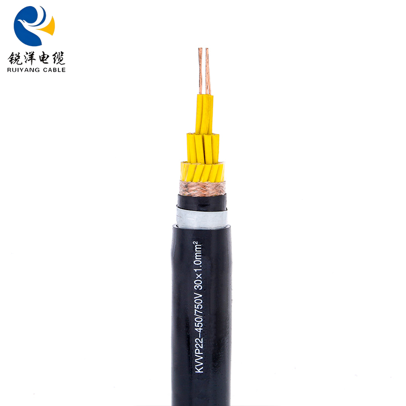 Supply KVVP22-Braid Shielded Steel Tape Armoured PVC Sheathed Control Cable Wholesale Factory ...