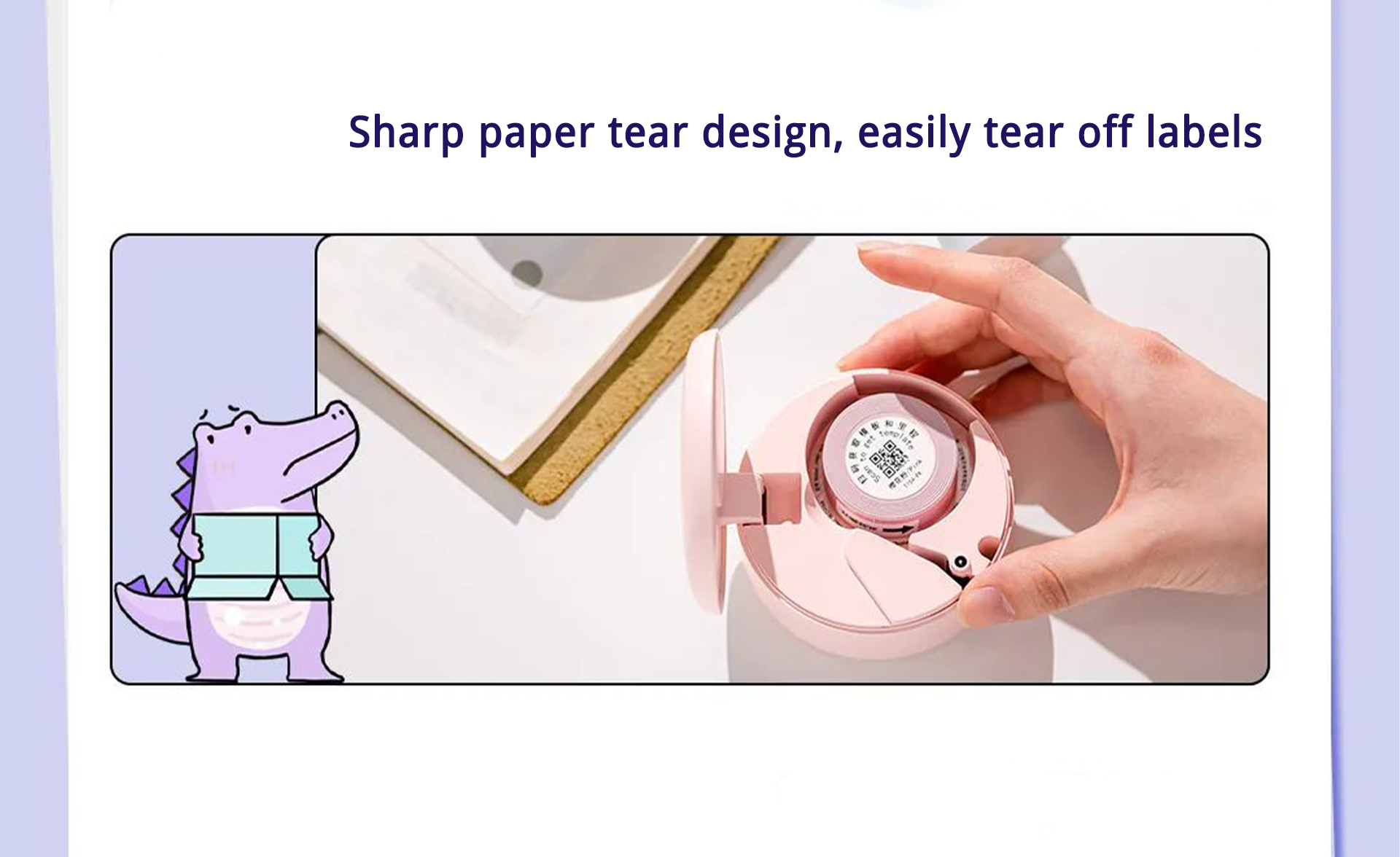 HPRT Original IP Crocodile Gap Paper for Label Maker