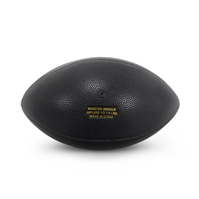 Kundenspezifischer schwarzer College-Football-Ball,Niedriger Preis ...