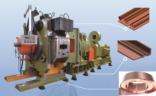 Continuous Extrusion Machine for Copper, Continuous Extrusion Machine ...