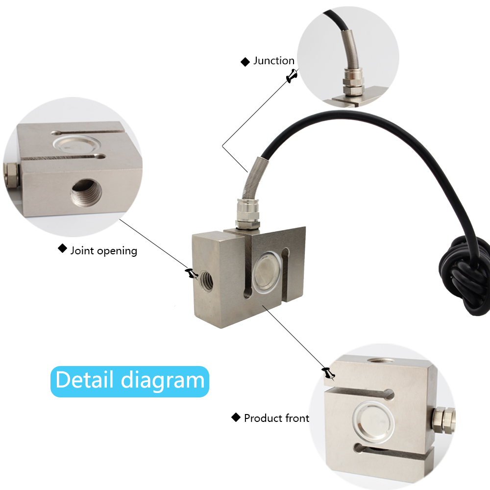 Supply Factory Price S Type Tension Force Load Cell 1.5 Ton Sensor Of ...