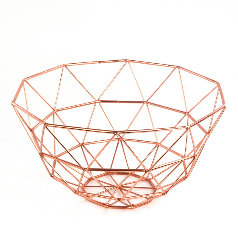 Supply Round Copper Wire Basket Organizer In Kitchen Wholesale Factory ...