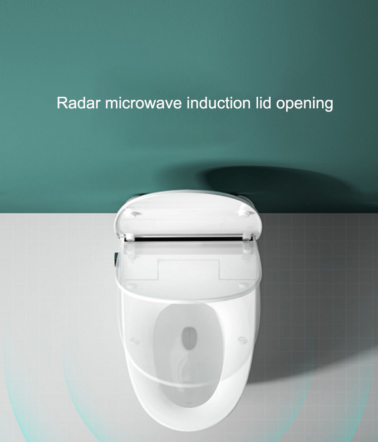 Supply Luminous Lighting Foot Sensor Flip Toilet Smart Toilet Wholesale ...