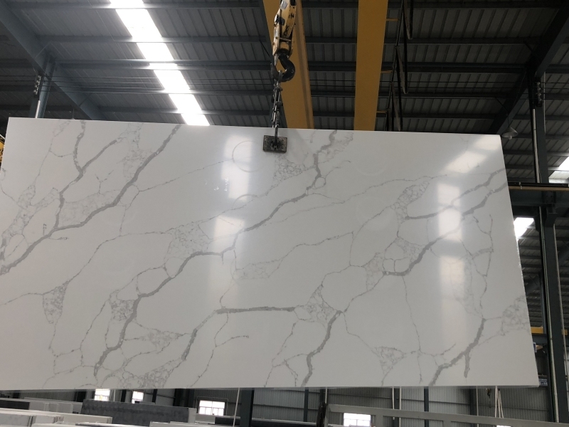 Supply PXQZ111 Snow White Engineered Stone Quartz Table Top Kitchen ... Supply PXQZ111 Snow White Engineered Stone Quartz Table Top Kitchen ...