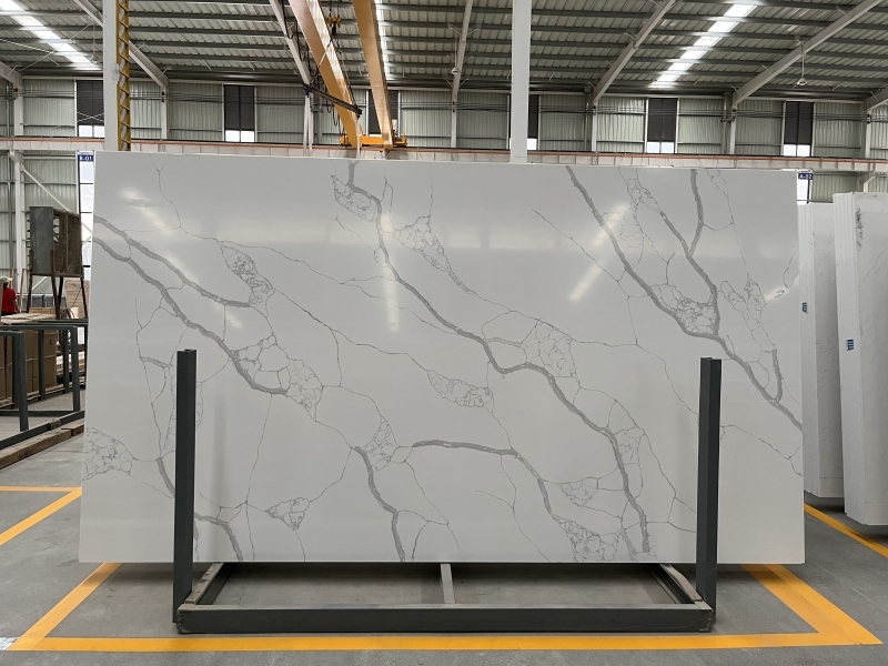 Supply PXQZ111 Snow White Engineered Stone Quartz Table Top Kitchen ... Supply PXQZ111 Snow White Engineered Stone Quartz Table Top Kitchen ...