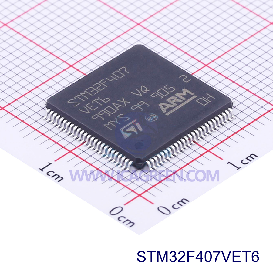 Unidades de microcontrolador STM32F407VET6 STM32F407VET6TR (MCUs/MPUs ...