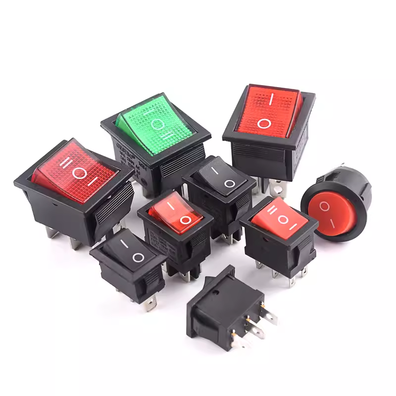 Supply KCD1/3/4/5/11 boat switch button boat rocker 2 feet 4 feet 3 ...