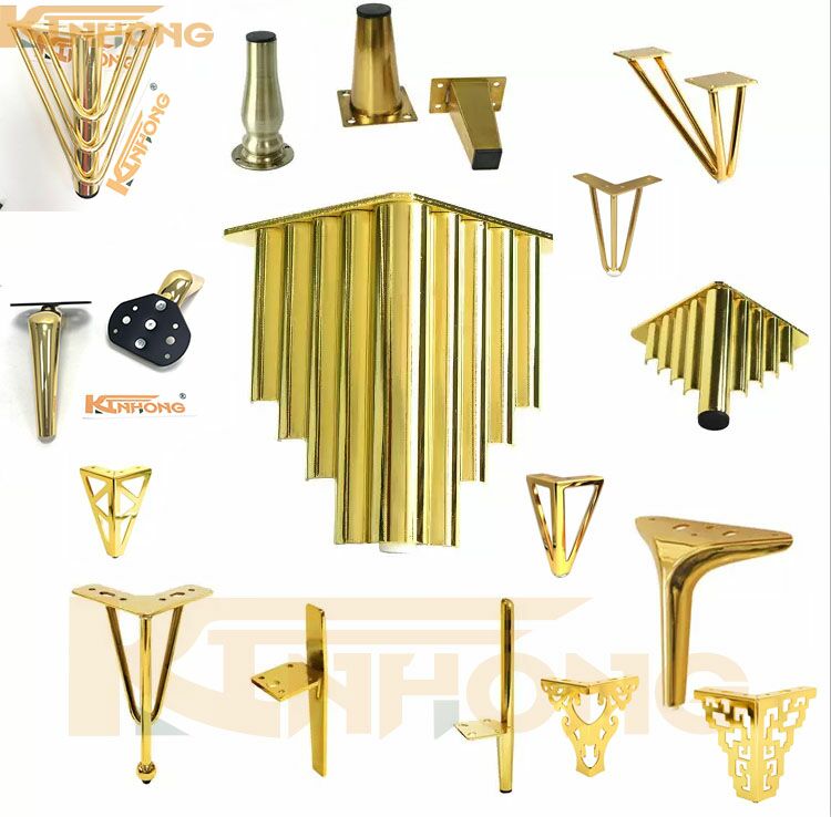 Supply 2 Inch Metal Golden Furniture Legs Steel Legs Wholesale Factory ...