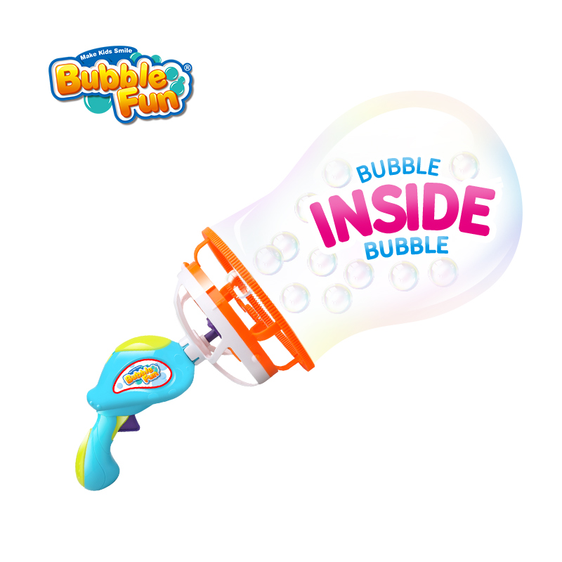 Supply Bubble Fun Battery Operated Bubble inside Bubble Jumbo Gun ...