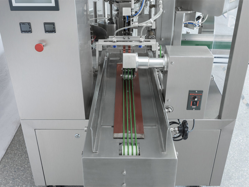 Supply rotary doy pack pouch packing machine with horizon bag feeding ...