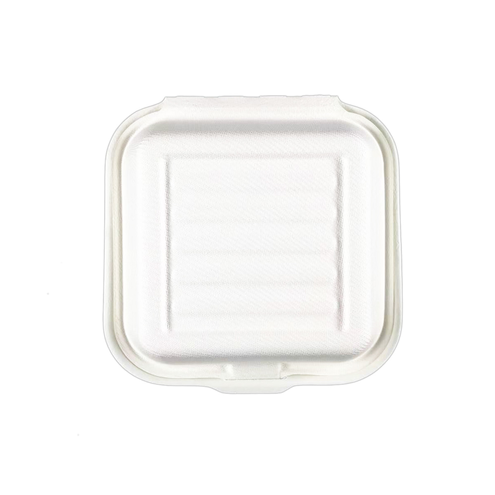 Supply 6 inch Clamshell Sugarcane Bagasse Food Burger Box Wholesale ...