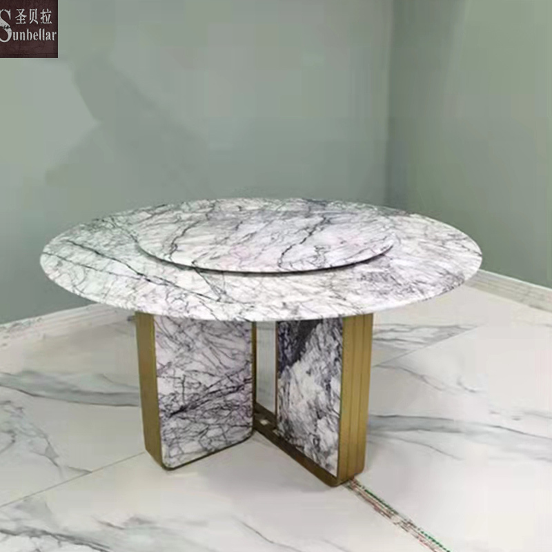 Table à manger ronde de luxe en marbre d'Italie,Low Prices Table à ...
