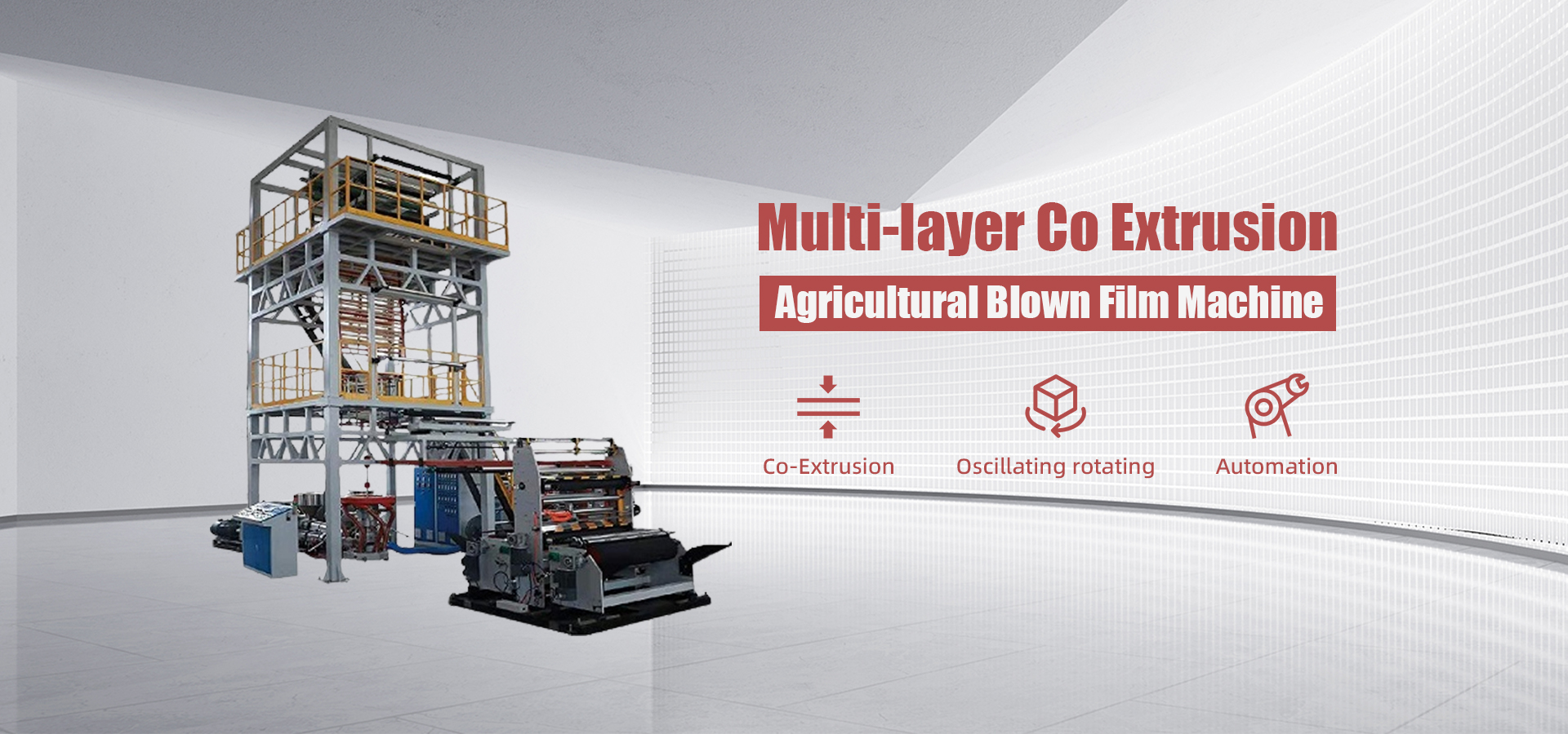 film blowing machine for Cotton packaging, Single-layer Blown Film ...