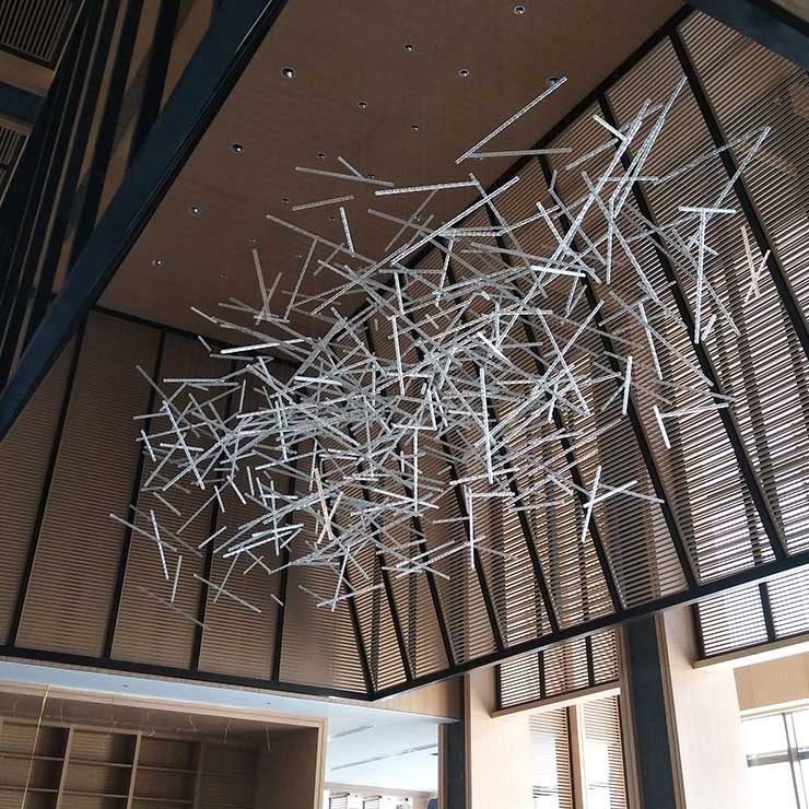 Supply Customized Large Creative Glass Tube Modeling Lighting Wholesale ...