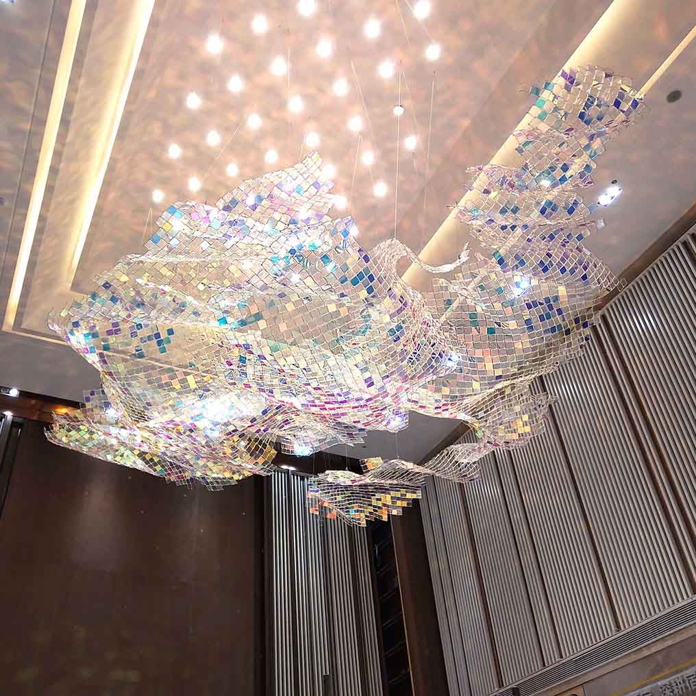 Custom Made Large Chandelier Lighting Large Modern Luxury Professional