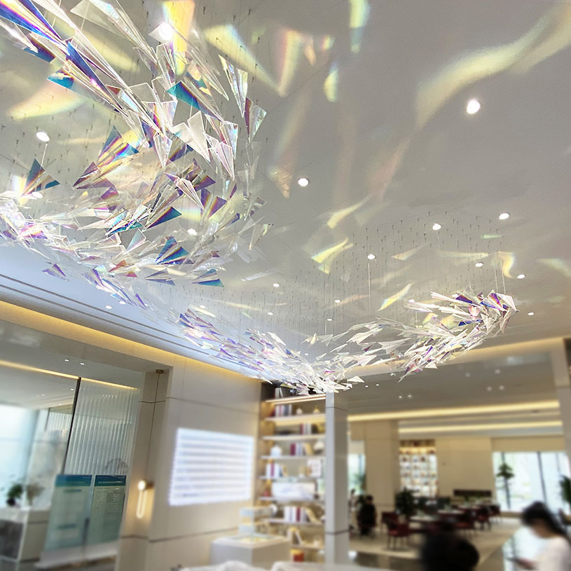 Supply Custom Acrylic Plane Decoration Installation Art Wholesale ...