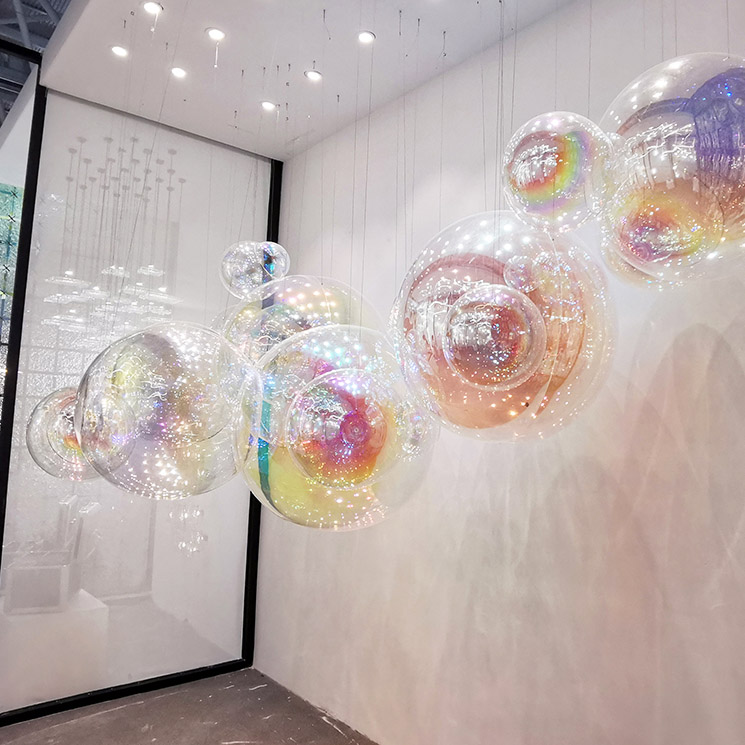 Supply Customized Nordic Hall Hanging Glass Art Installation Wholesale ...