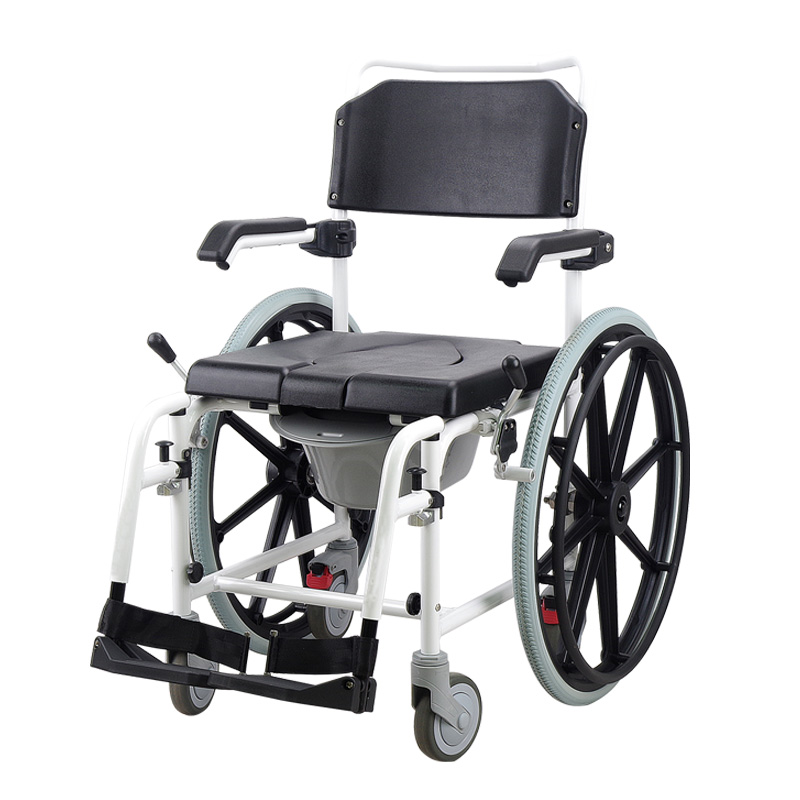 Supply Self Propel Aluminum Mobile Commode Chair Wholesale Factory ...