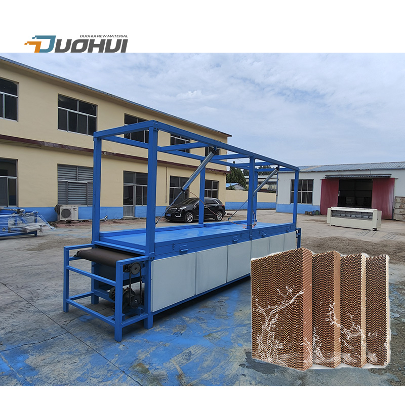 Supply Cellulose honeycomb cooling pad making machine equipment ...