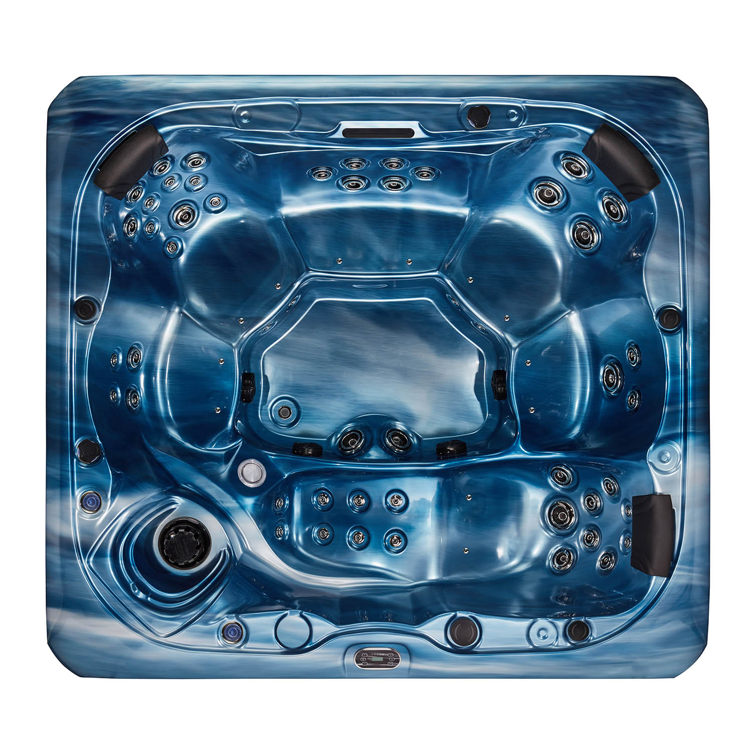 Spa con jacuzzi en el jardín para 6 personas, spa de lujo para parejas ...