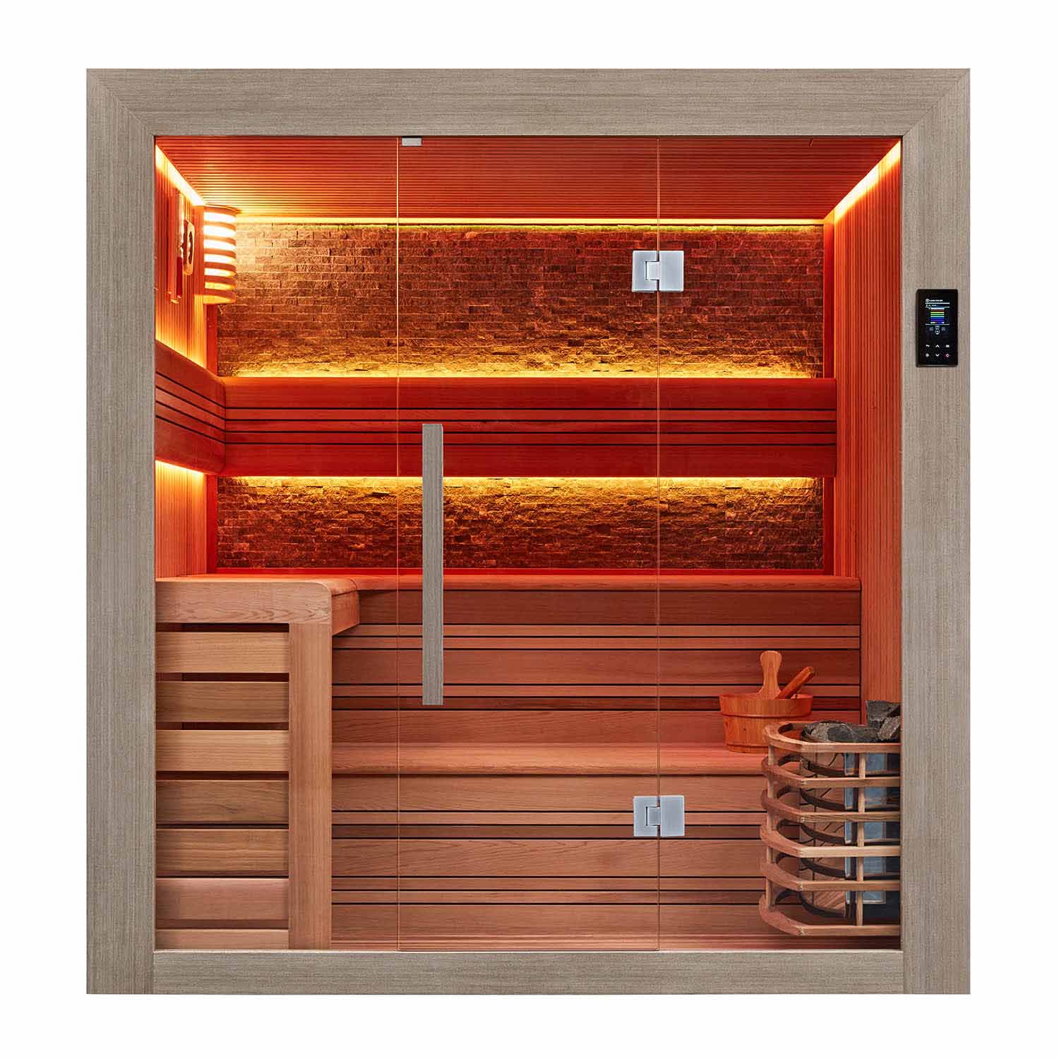 Supply luxury domestic dry steam sauna rooms WS-YL13 Wholesale Factory ...