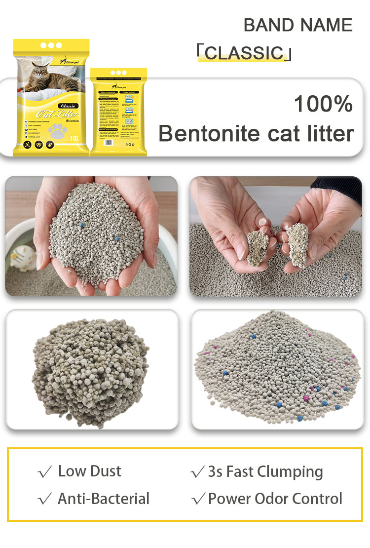 Bentonite Cat Sand Own Brand—Classic Cat Litter - ShenYang Eisen Pet ...