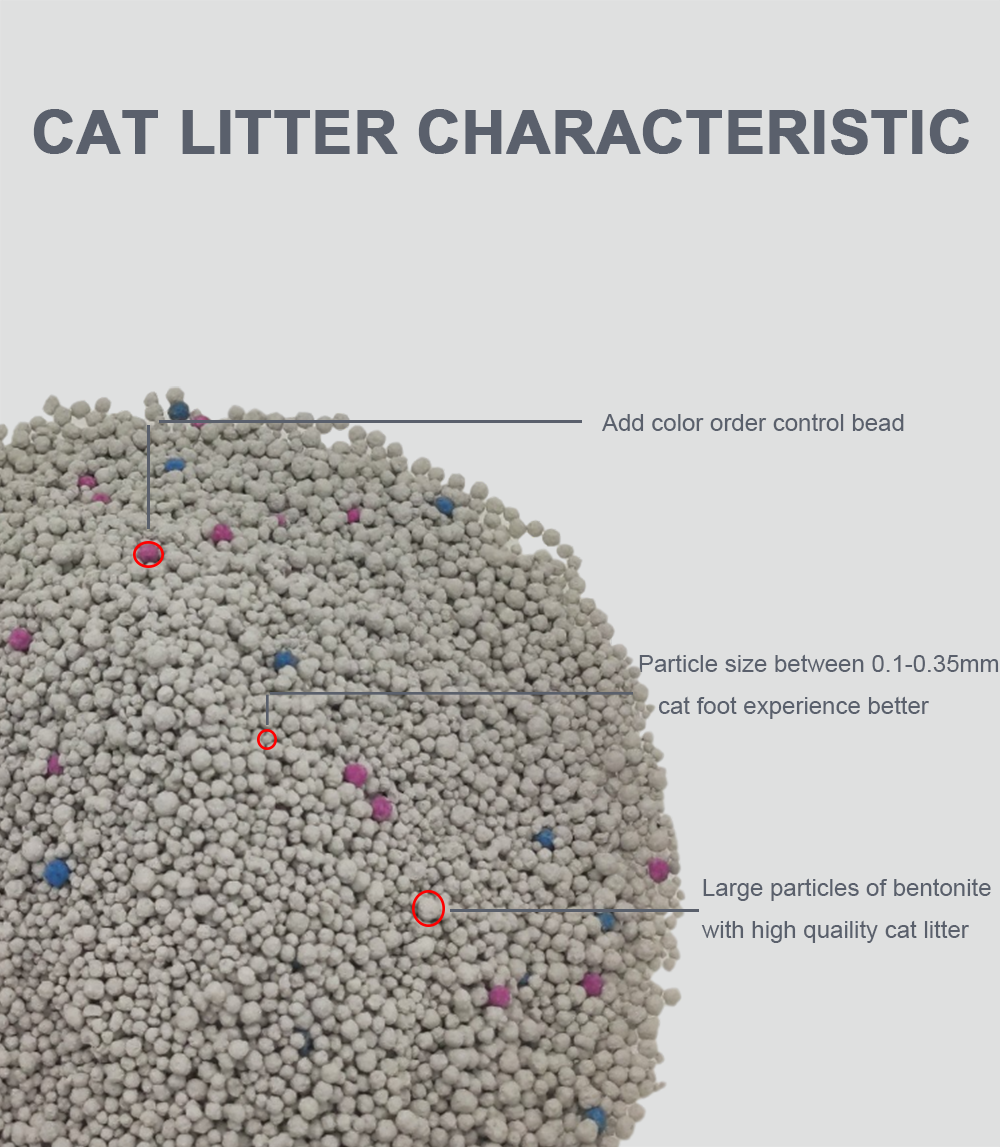 Natural Sodium Premium Bentonite Cat Litter Sand - ShenYang Eisen Pet ...