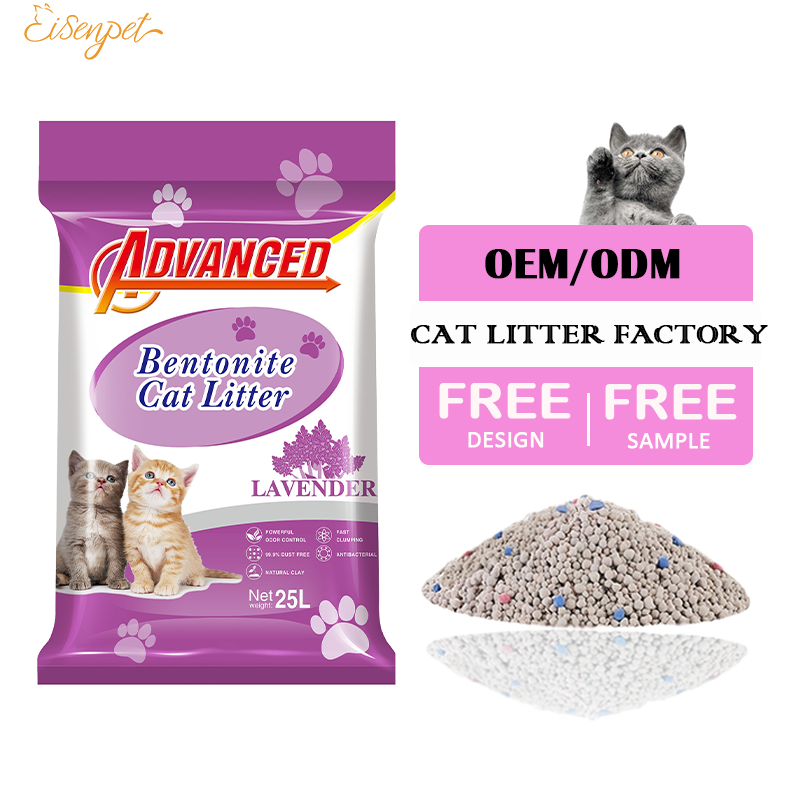 Bentonite cat litter sand