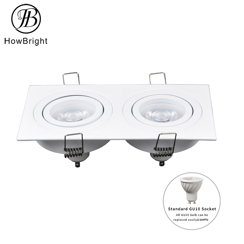 Supply Adjustable ring GU10 recessed down lighting fixture IP20 ...