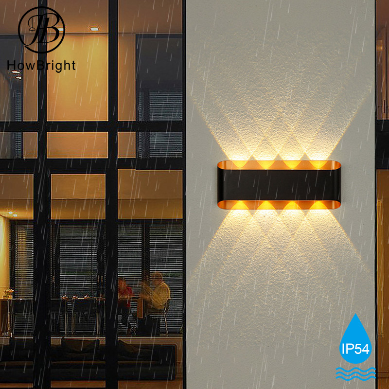 Supply rectangular wall light Outdoor LED wall light waterproof garden ...