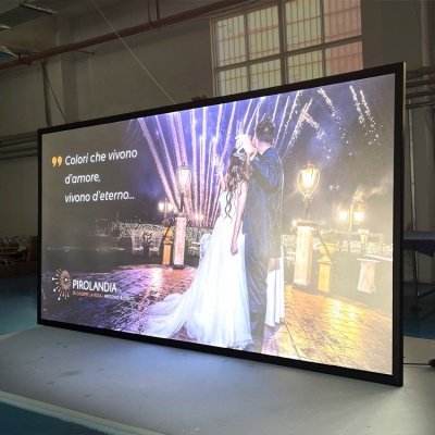 rgb led frame，art advertising light boxes，animate led poster frame