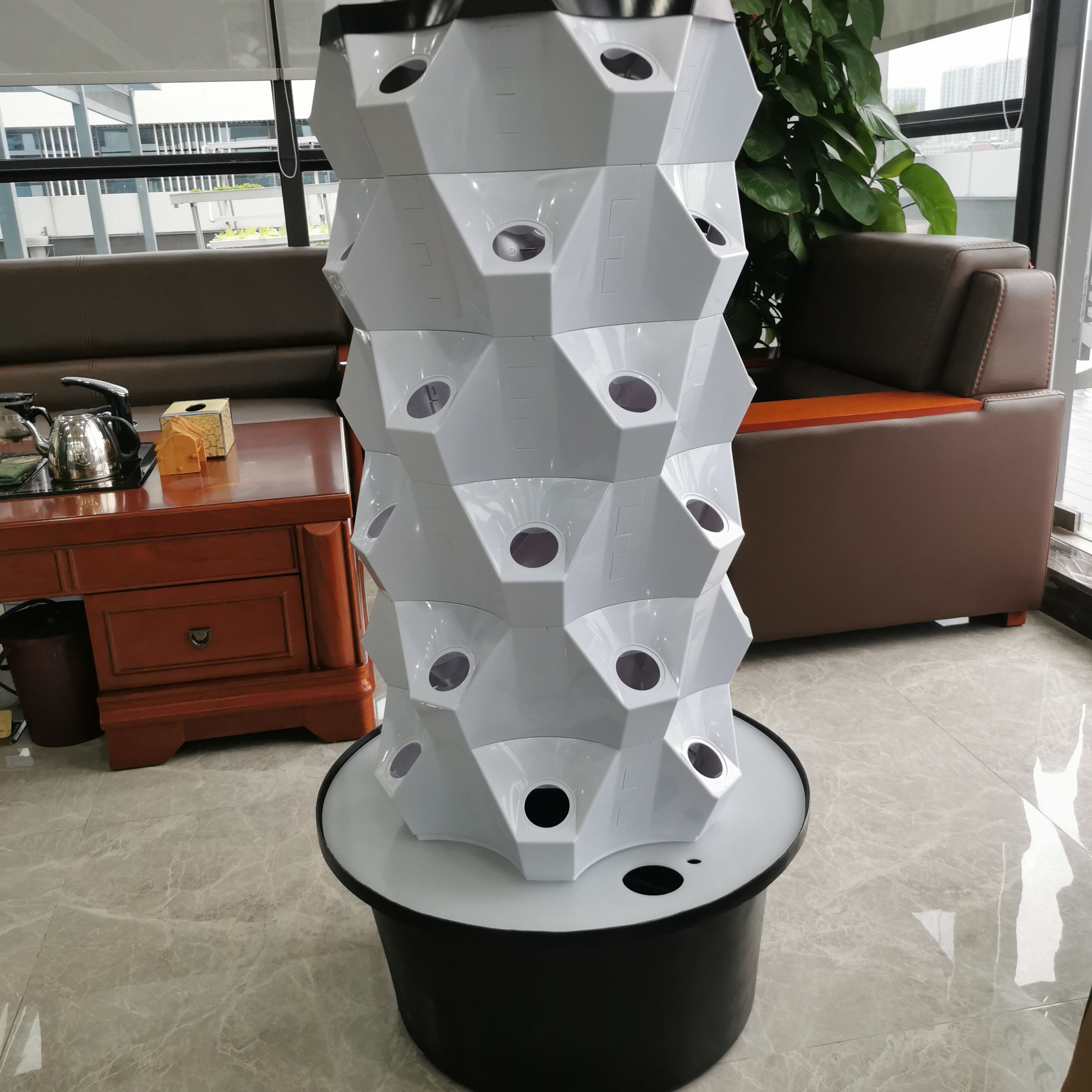 Supply Agriculture Hydroponic Greenhouse Vertical Aeroponics Towers ...