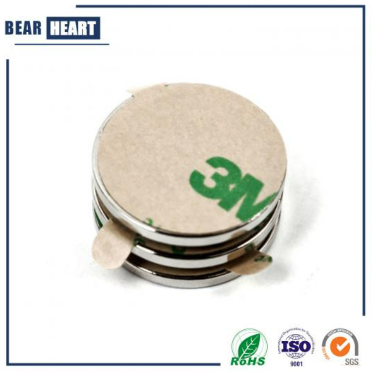 Supply Neodymium Disc Magnet with 3M Adhesive Wholesale Factory ...