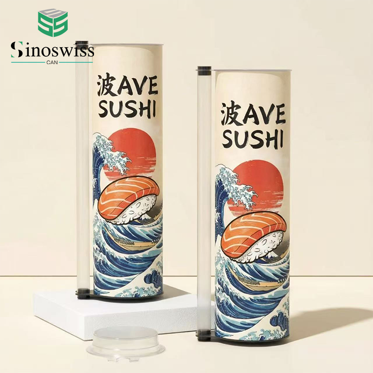 Supply Sushi Container Food Packaging Tube Push-Up Sushi Tube Wholesale ...