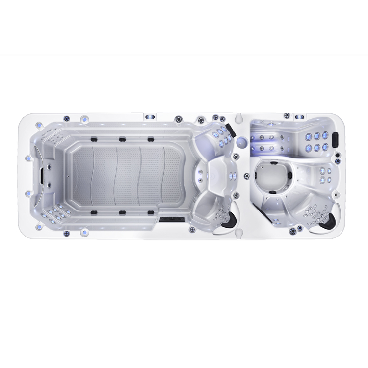 Supply 7 Person Deluxe Balboa System Big Jacuzzi Massage Swim Spa Wholesale Factory - Guangzhou ...