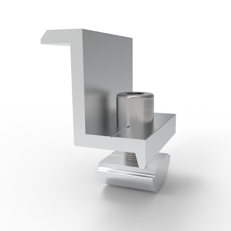 Supply Aluminum Solar Panel Racking End Clamp Terminal Block Wholesale ...