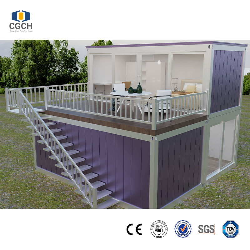Luxury Container Home Deck