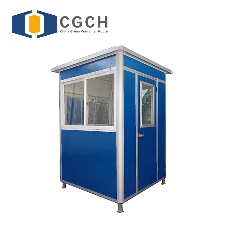 Prefabricated Standard Color Steel Security Kiosk
