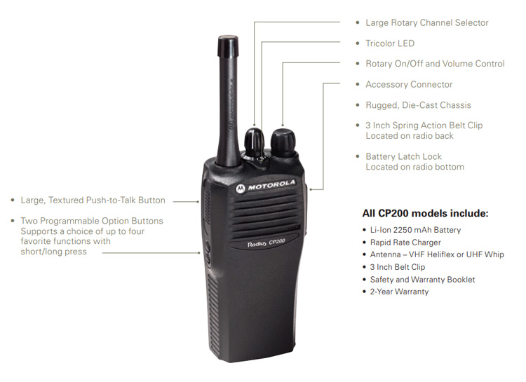 Supply Motorola Radius CP200 Radio Walkie Talkie Wholesale Factory ...