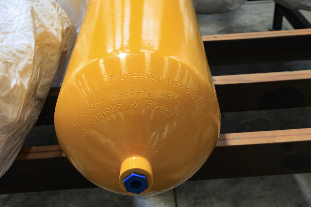 Supply 100L 325mm CNG1 TPED ISO11439 Vehical Compressed Natural Gas ...