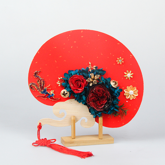 Supply Preserved Rose Moon-shaped Fan Wholesale Factory - Wujing ...