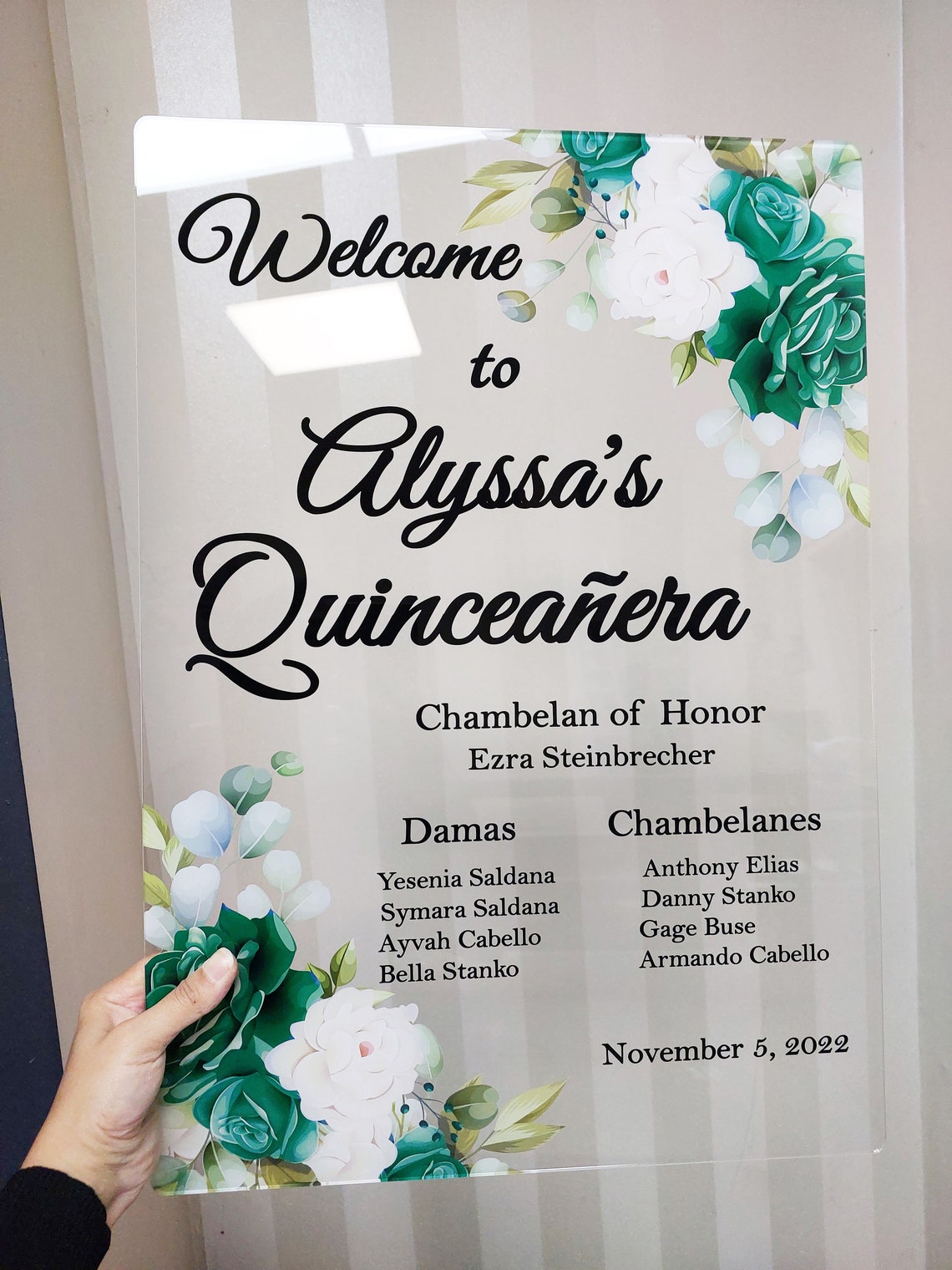 Supply Acrylic Transparent Welcome Sign Wholesale Factory - Wujing ...