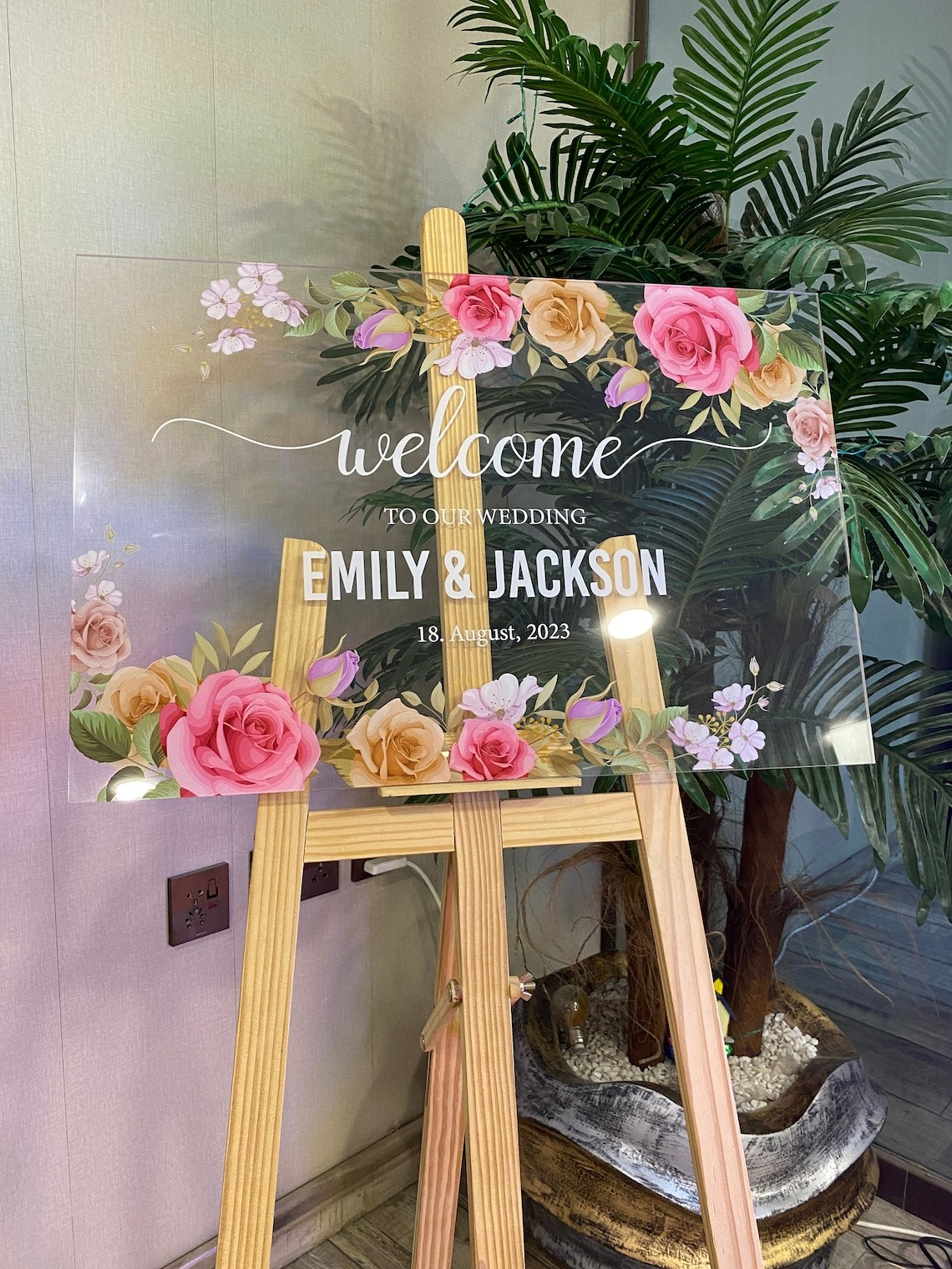 Supply Acrylic Transparent Welcome Sign Wholesale Factory - Wujing ...