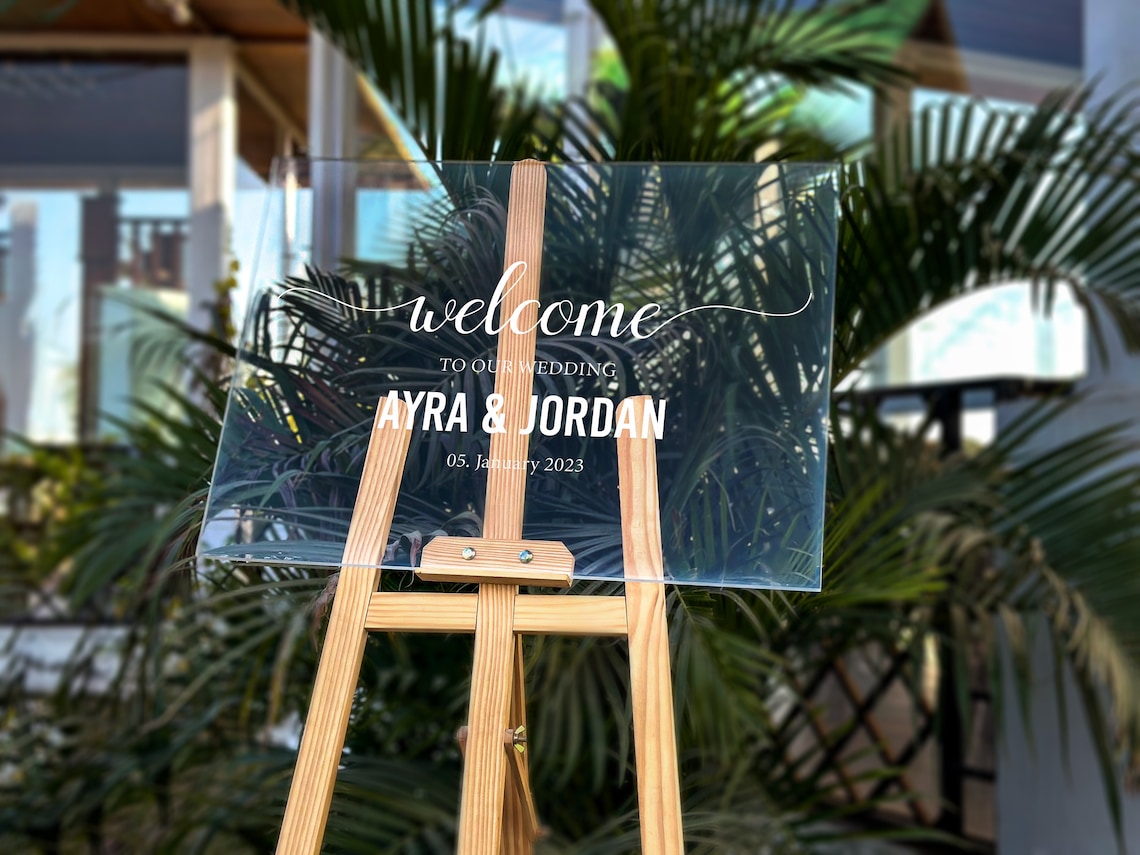 Supply Acrylic Transparent Welcome Sign Wholesale Factory - Wujing ...