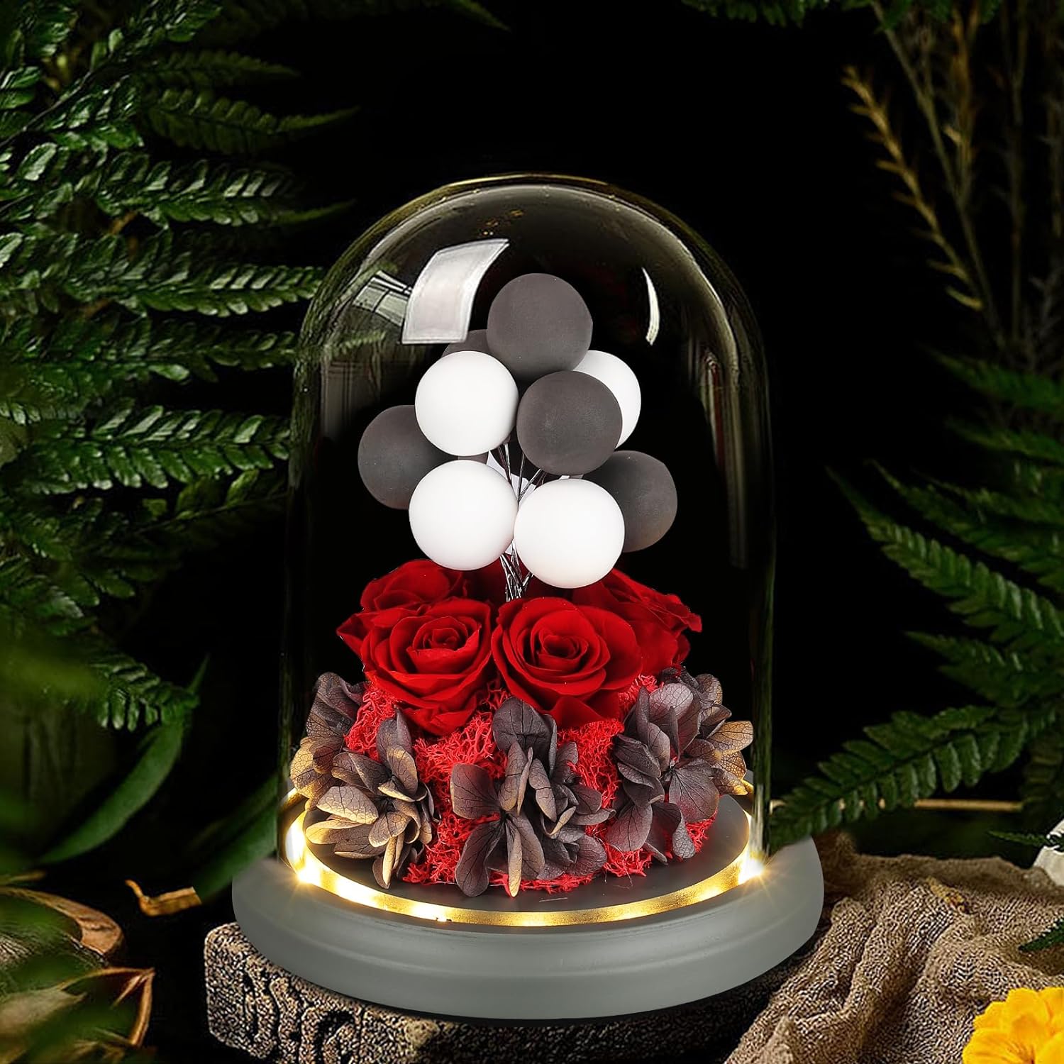 Supply Luxury Preserved Eternal Rose in Glass Dome Wholesale Factory - Wujing (Xiamen) Smart ...