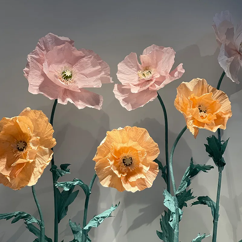 Supply Stage Props Multi-color Giant Paper Flower Decoration Wholesale ...