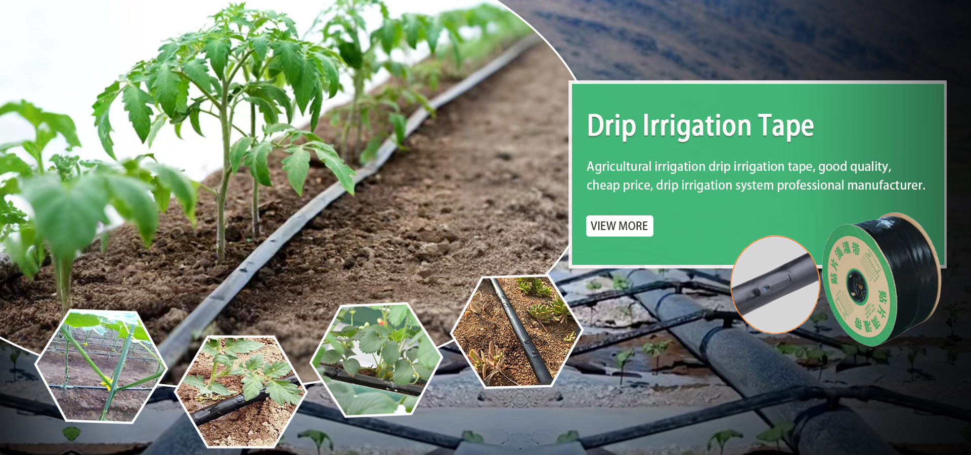 Drip Irrigation System, Main Pipe For Water-Saving Irrigation, Micro ...